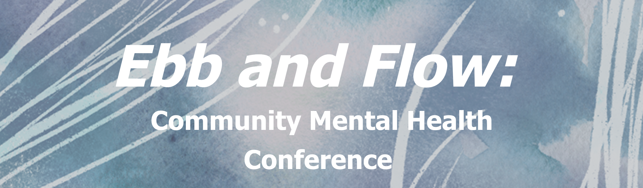 CLOSED - Ebb and Flow Mental Health Conference - Yellow Chair Collective
